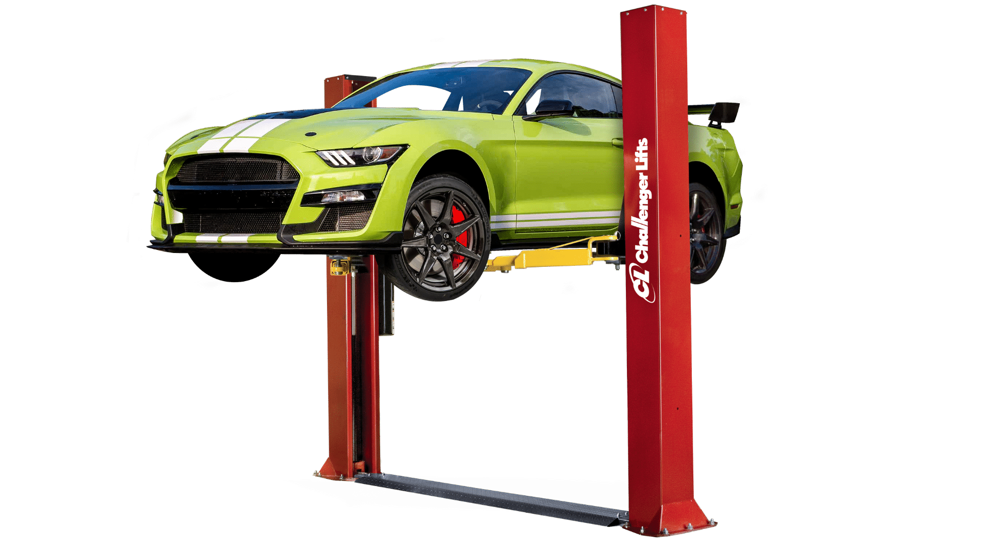 9K Two Post Lift Open Top Floor Plate Challenger Lifts