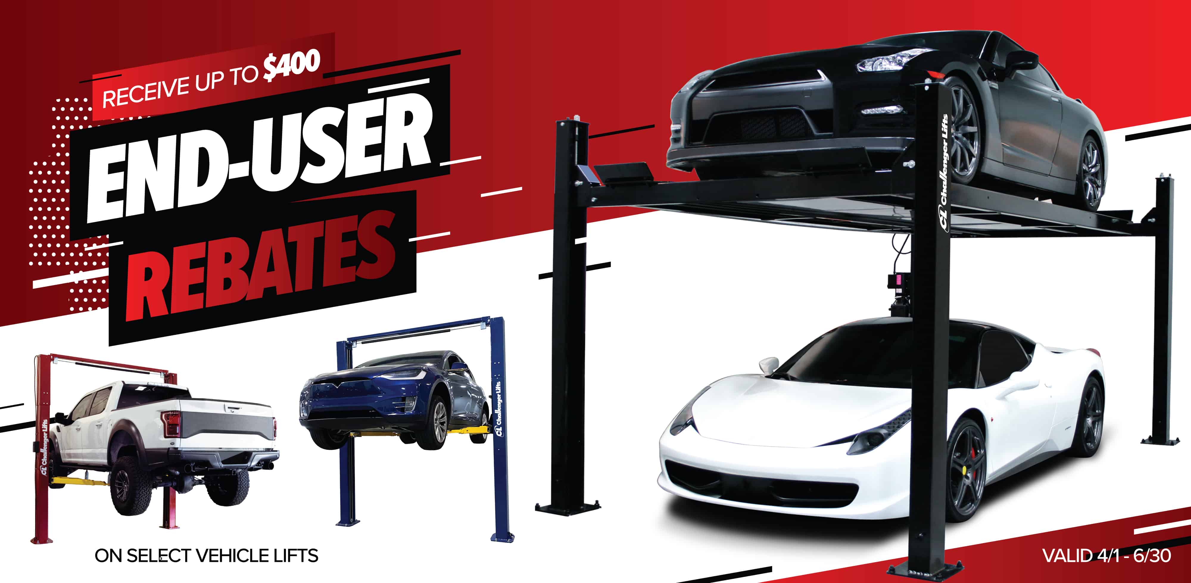 Rebates - Challenger Lifts